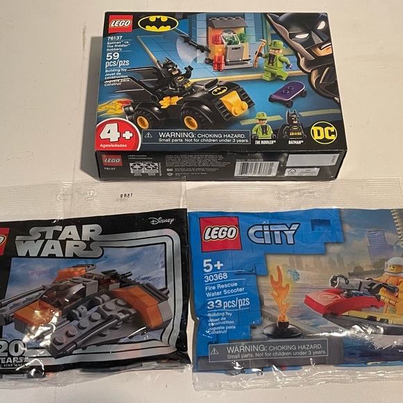 Lego | Toys | 3 Brand New Lego Sets Batman Vs Joker Star Wars Fire ...